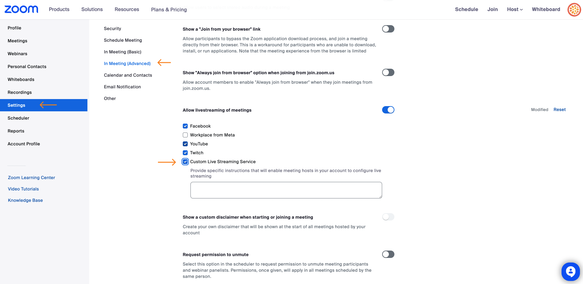 RTMP Live-Streaming with Zoom – Disciple