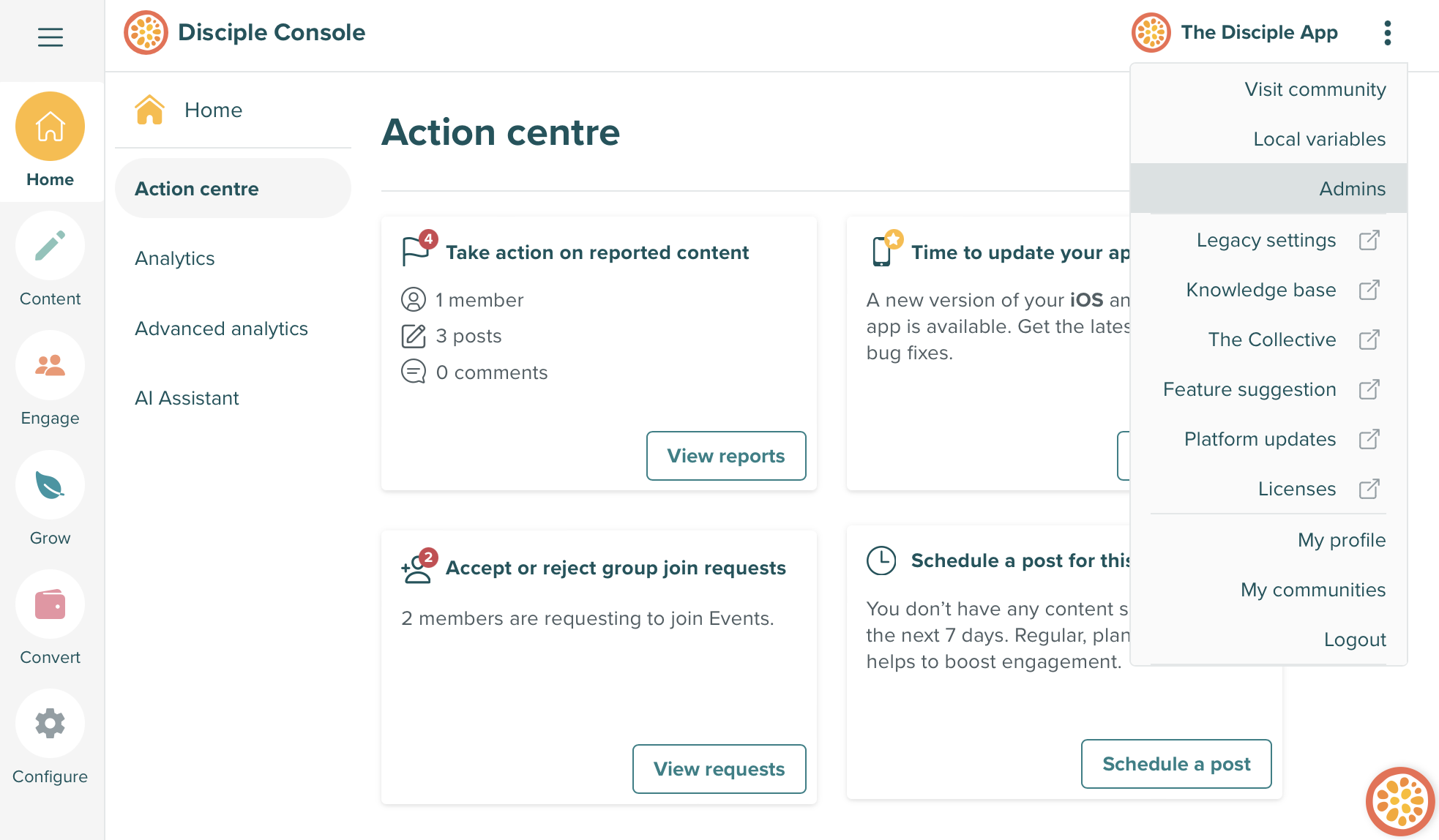 How to Manage your Console Admins – Disciple