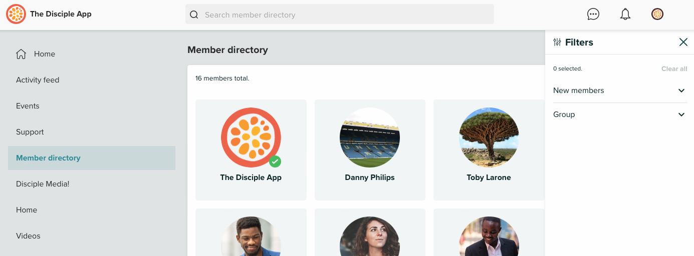The Member Directory – Disciple